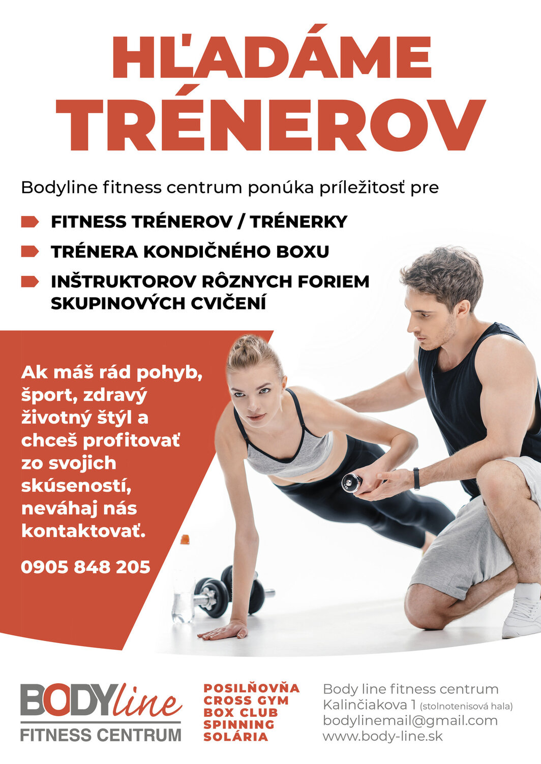 BODYline najmodernejšie Fitness Centrum v Topoľčanoch